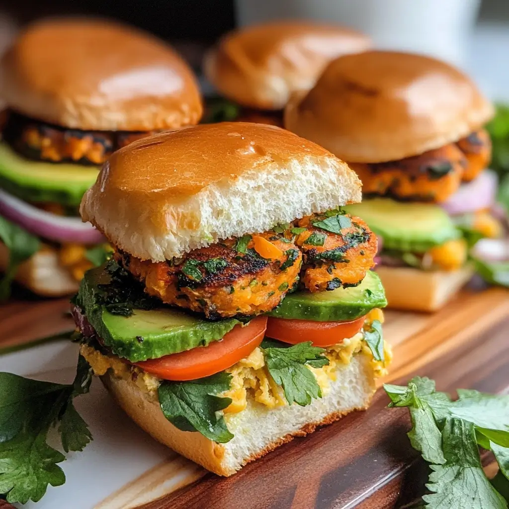 Veggie Avocado Sliders Recipe - Grandma Recipes