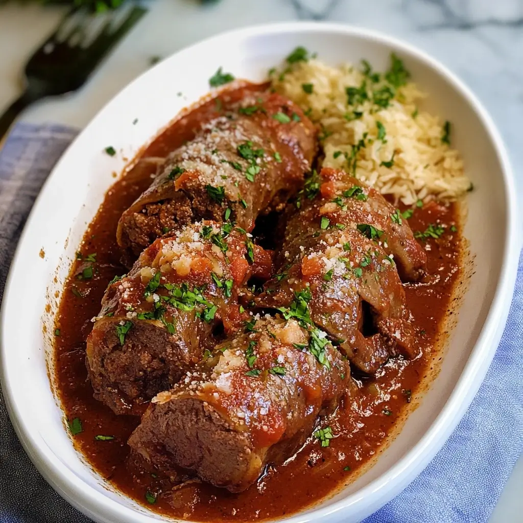 Beef Braciole Recipe - Grandma Recipes