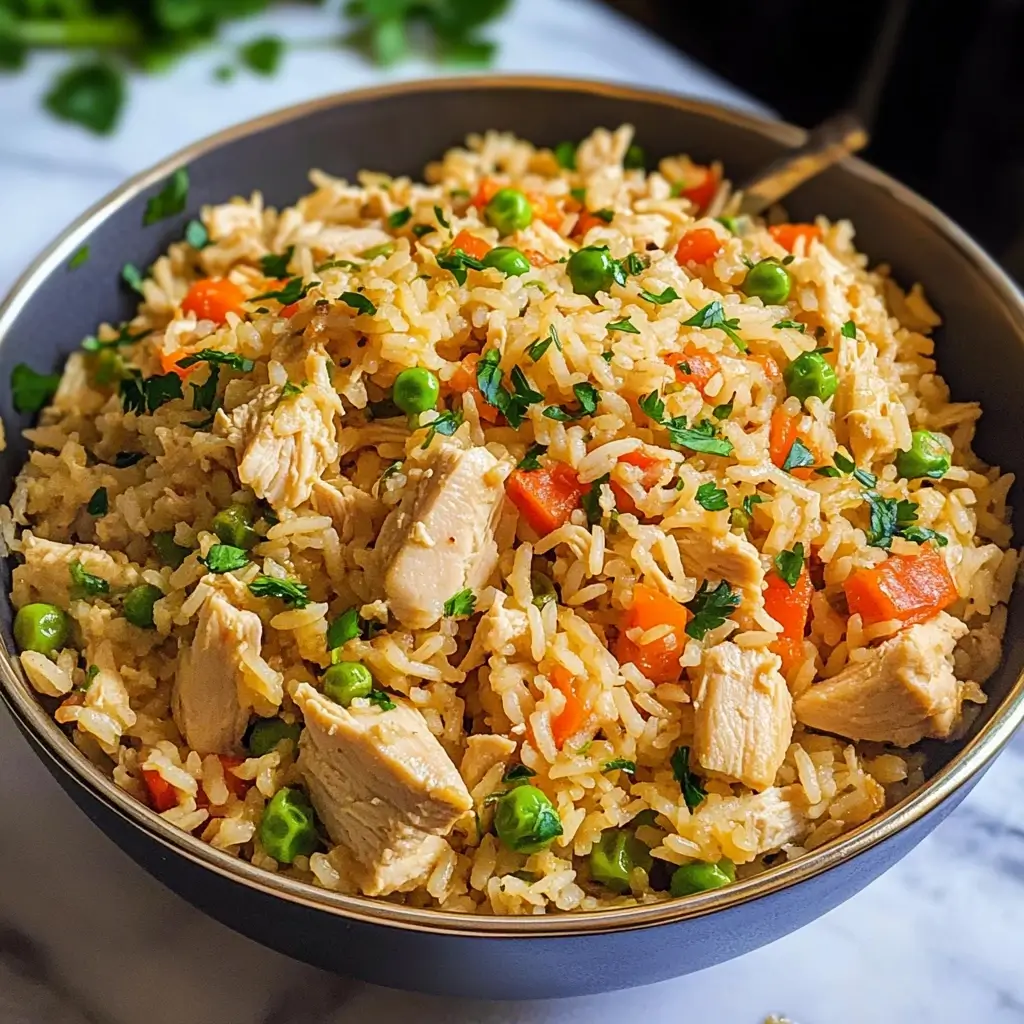 Easy Chicken Rice Pilaf Recipe - Grandma Recipes