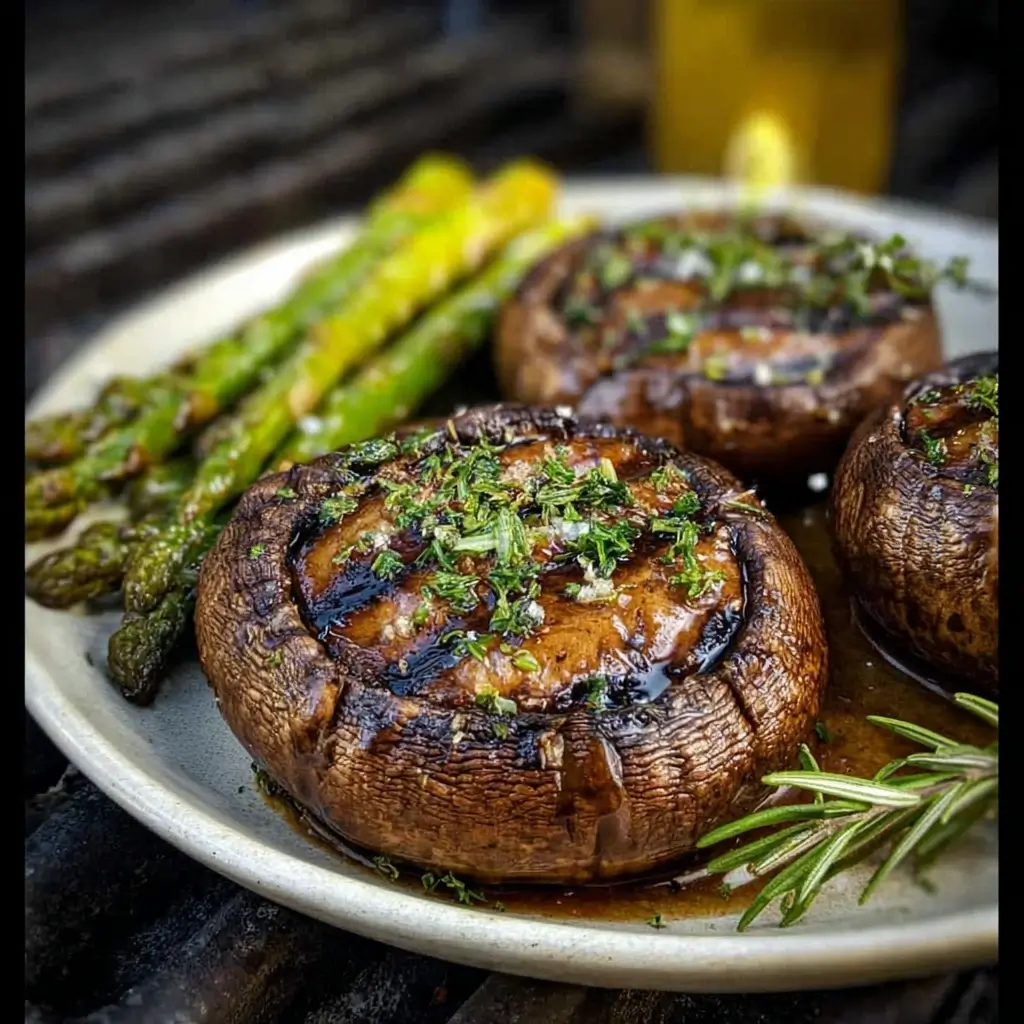 Grilled Portobello Mushrooms Recipe - Grandma Recipes