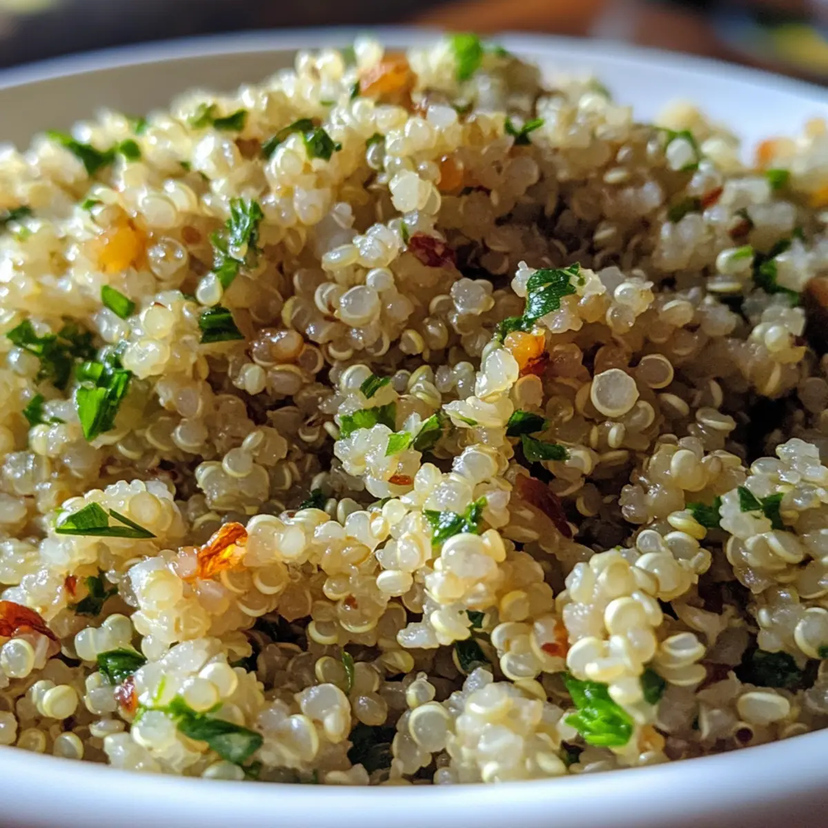 Ultimate Garlic Herb Quinoa Mix: An Irresistible, Nutty Side